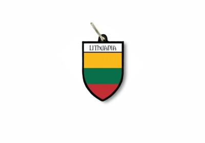 keychain key chain ring flag national souvenir shield lithuania | eBay
