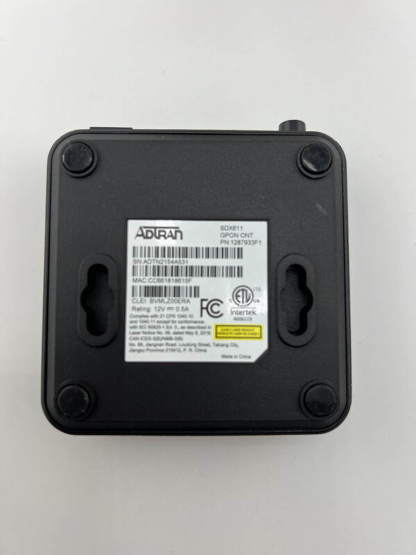 ADTRAN SDX611 1287933F1 GPON ONT OPTICAL NETWORK TERMINAL BLACK | eBay