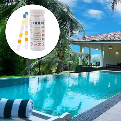 1 Bottle Swimming Pool Water Quality 4-In-1 Test Strip Alkalinity ...