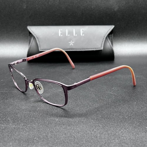 ELLE EL13411 Eyeglasses Frame Mauve Flex 51-17-135 Used | eBay
