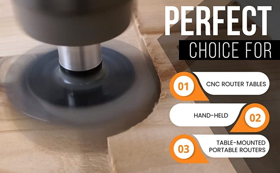 Align Carbide - Spoilboard Surfacing, Slab Flattening Router Bit, 4 ...