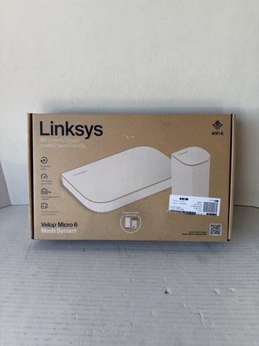 Linksys Velop Micro 6 Mesh System WiFi Router WiFi Speed Up to 3Gbps ...