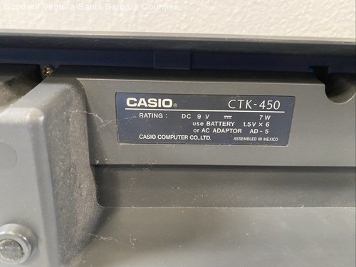 Casio CTK-450 61-Key Electronic Keyboard - Read | eBay