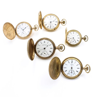 Elgin Illinois Waltham Seconds Subdials Men's Pocket Watches Lot of 5 # ...
