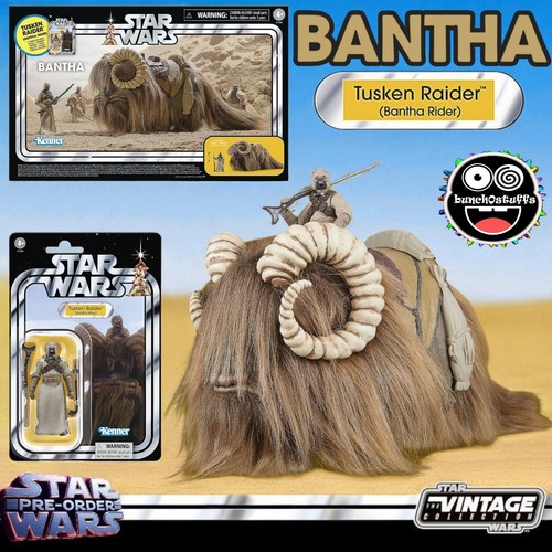 Star Wars The Vintage Collection Bantha & Tusken Raider Bantha Rider ...
