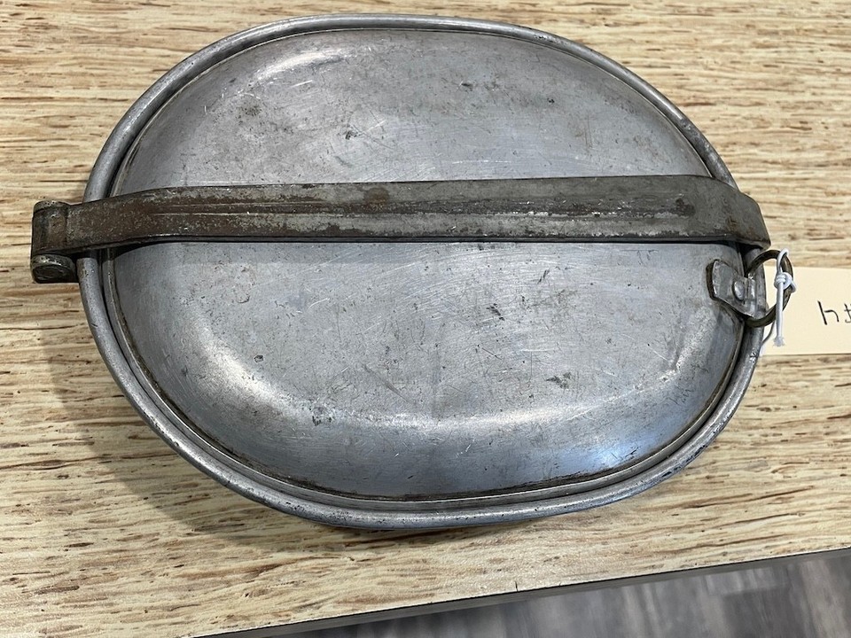 WW1 U.S. Army M-1910 mess kit Doughboy soldiers Meat Can US M1910 World ...