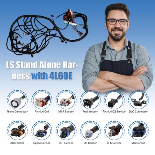 LS1 4L60E Stand Alone Harness For LS SWAP 4.8 5.3 6.0 97-06 Drive by ...