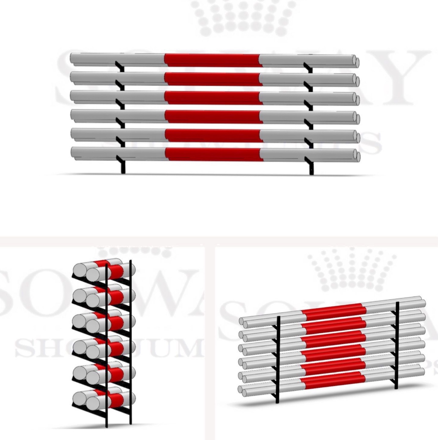 Show Jump Pole Rack - Pole Tidy Holder Rack 100% British Made | eBay UK