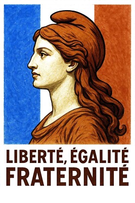 AFFICHE POSTER LIBERTE EGALITE FRATERNITE | eBay