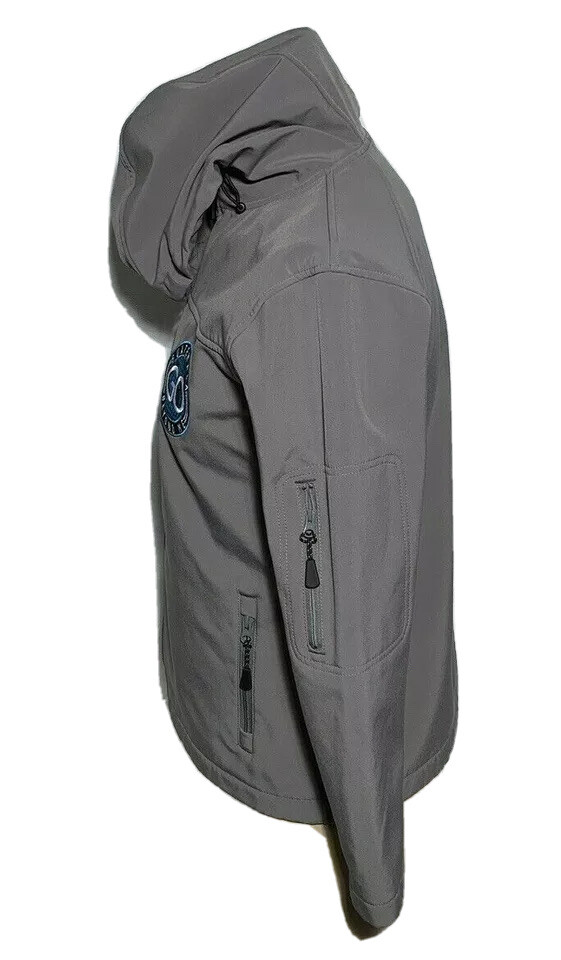 Devon & Jones Interior Storm Flap Zippered Hooded So… - Gem