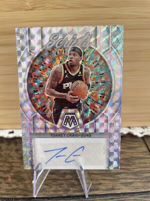 2022-23 Mosaic Basketball Torrey Craig Scripts Prizm Autograph SP #MS ...