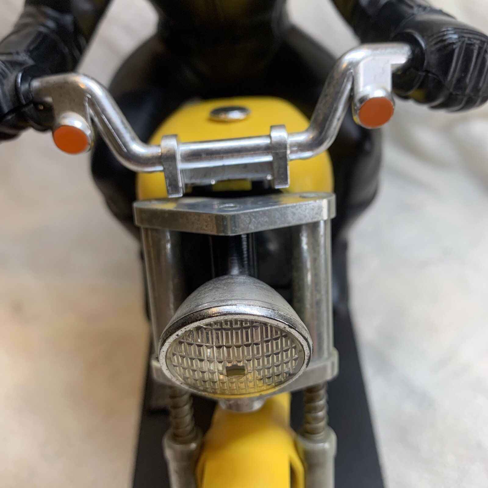 Tyco R/C Remote Control Yellow Harley Davidson Motorcycle Racer W/O ...