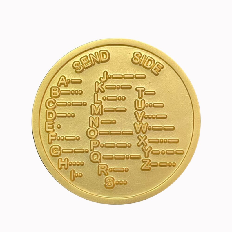 CW Training Coin Morse Code Training Coin Amateur Radio Novice Key ...