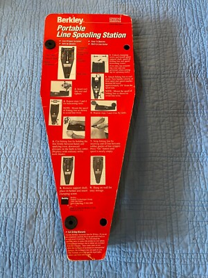 New Berkley Portable Fishing Line Spooling Station With Line Cutter And ...