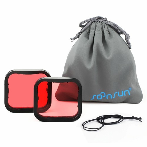 2-Pack Filters Kit Diving Lens Filter for GoPro HERO 7 6 5 Black Super ...