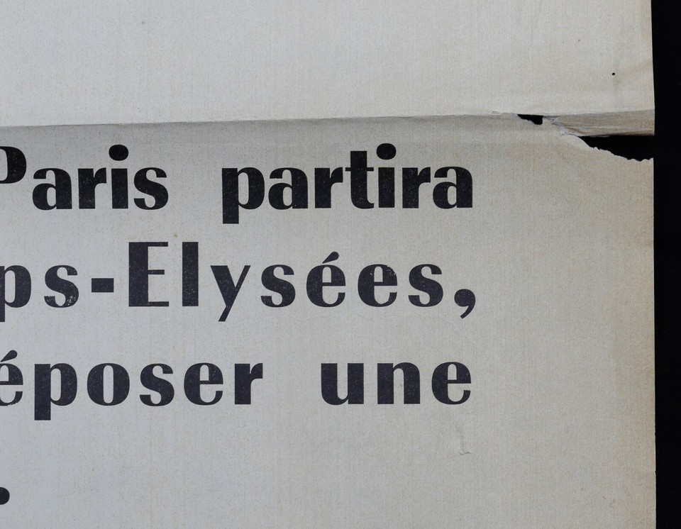 Tribute Poster To General De Gaulle November 12 1970 Politics France ...