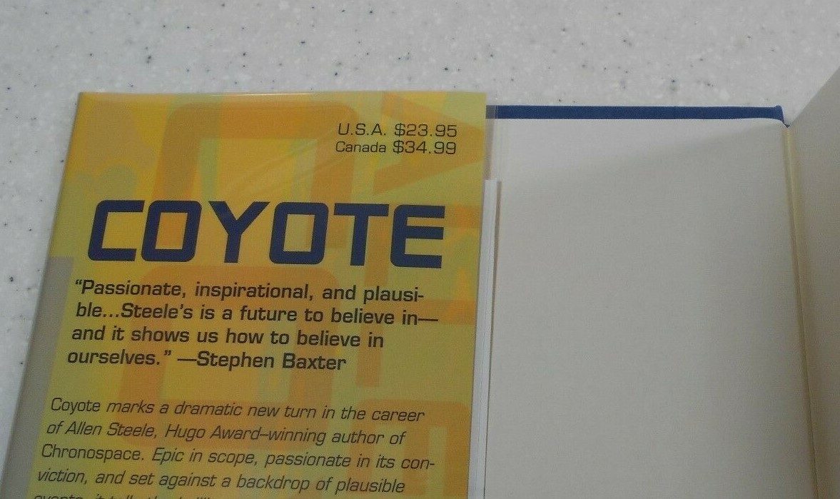 Coyote by Allen Steele, Coyote Universe, Signed, 1st Edition, Hardcover ...