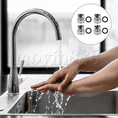 Kitchen Faucet Nozzle Tap Aerator 17mm Female 22mm Male w/ Washers Set ...