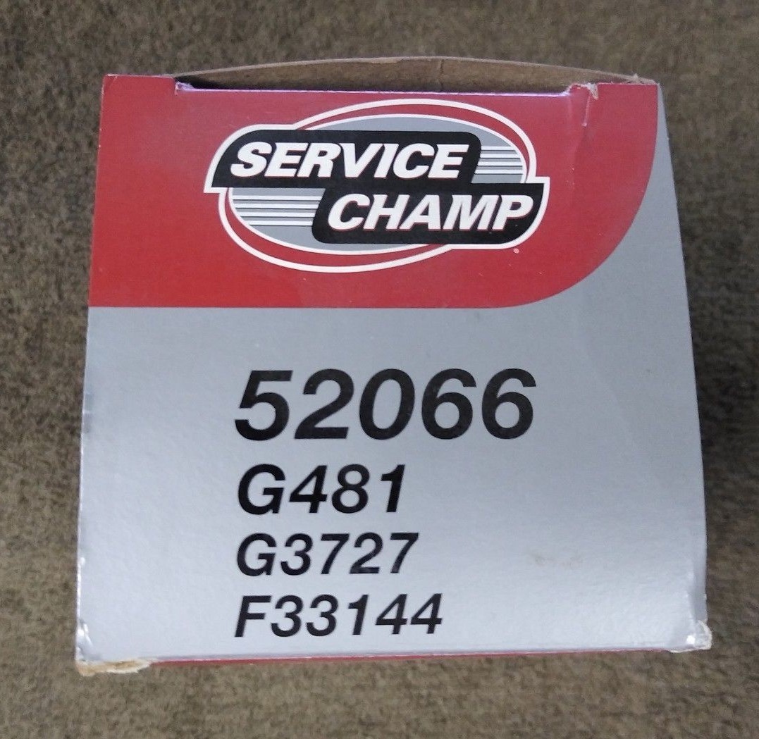 CHAMP G481 - Fuel filter cross reference