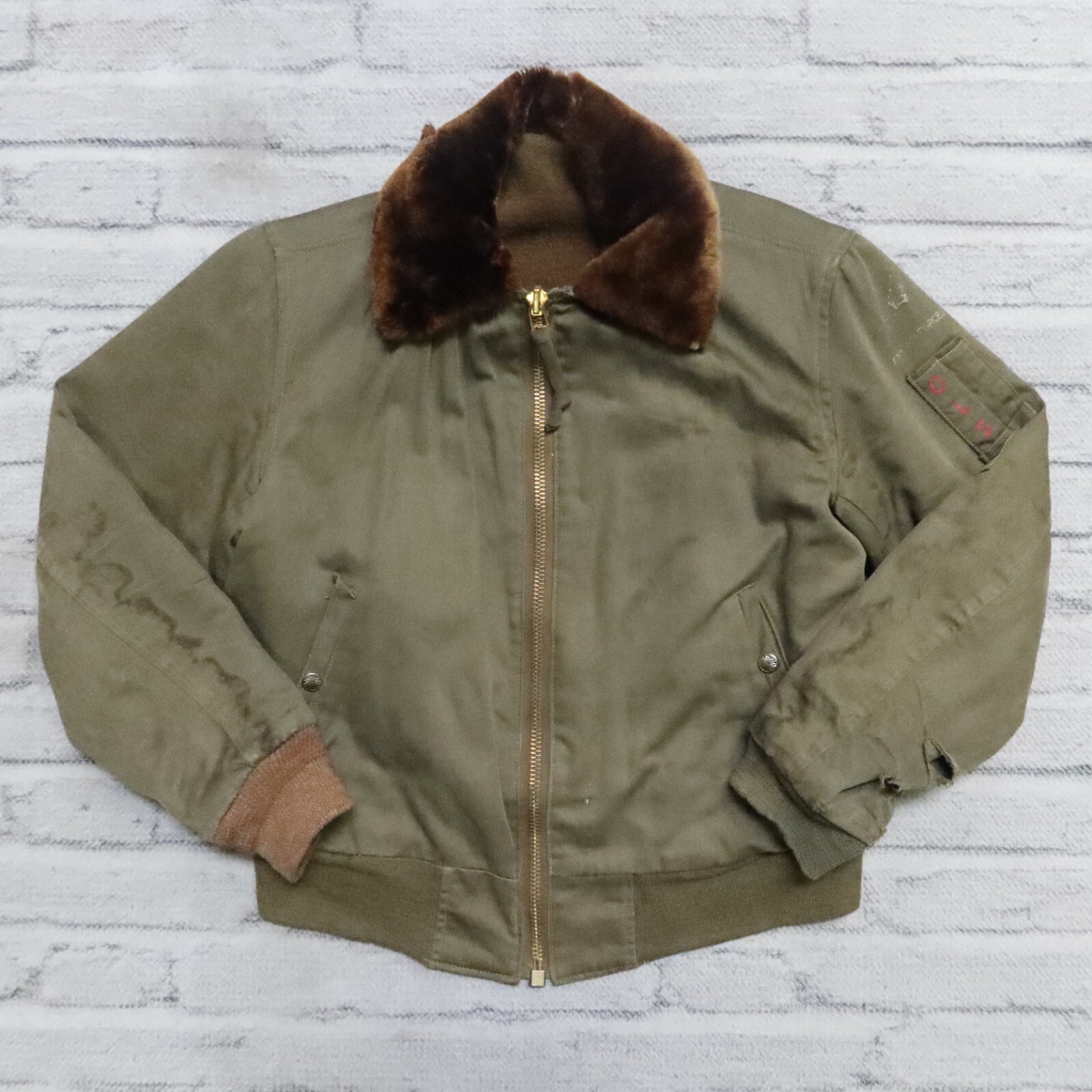 Vintage 60s US Air Force Bomber Jacket USAF USAAF Tal… - Gem