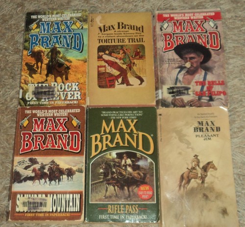 VINTAGE - MAX BRAND "WESTERN' COLLECTION - LOT OF 6 | eBay