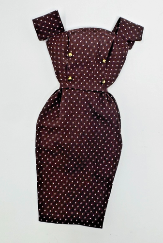 Marirose Designs Brown Polka Dot Sheath Dress Barbie Integrity | eBay