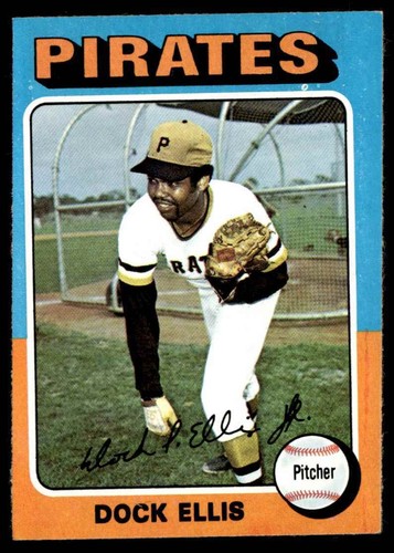 1975 Topps Dock Ellis Pittsburgh Pirates #385 | eBay