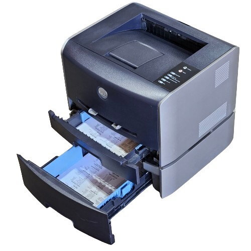 Dell 1700N Standard Laser Printer W/EXTRA TRAY FULLY SERVICED! FULLY ...