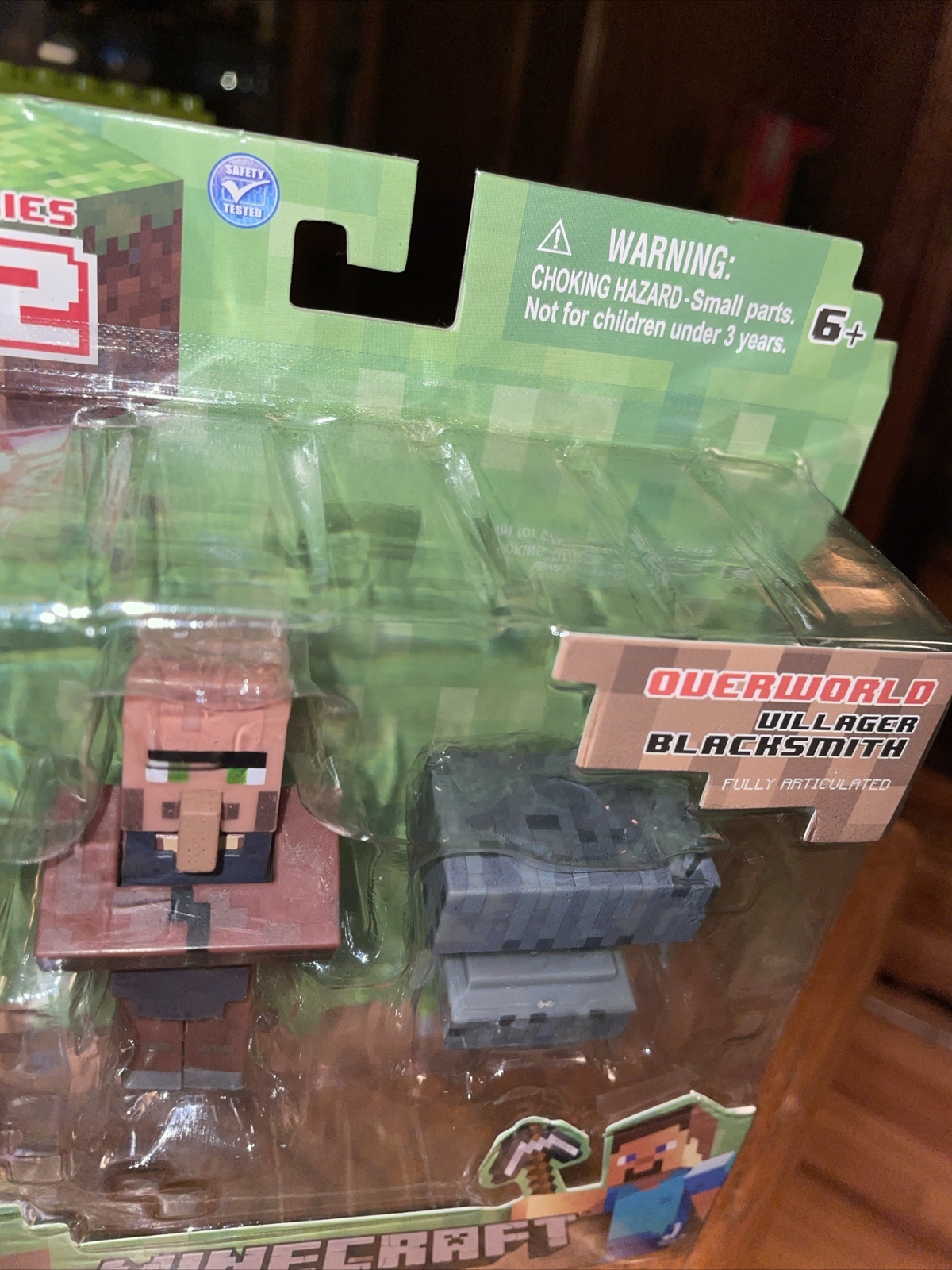 Minecraft Overworld Series 2 Villager Blacksmith 3 inch Figure Fully ...