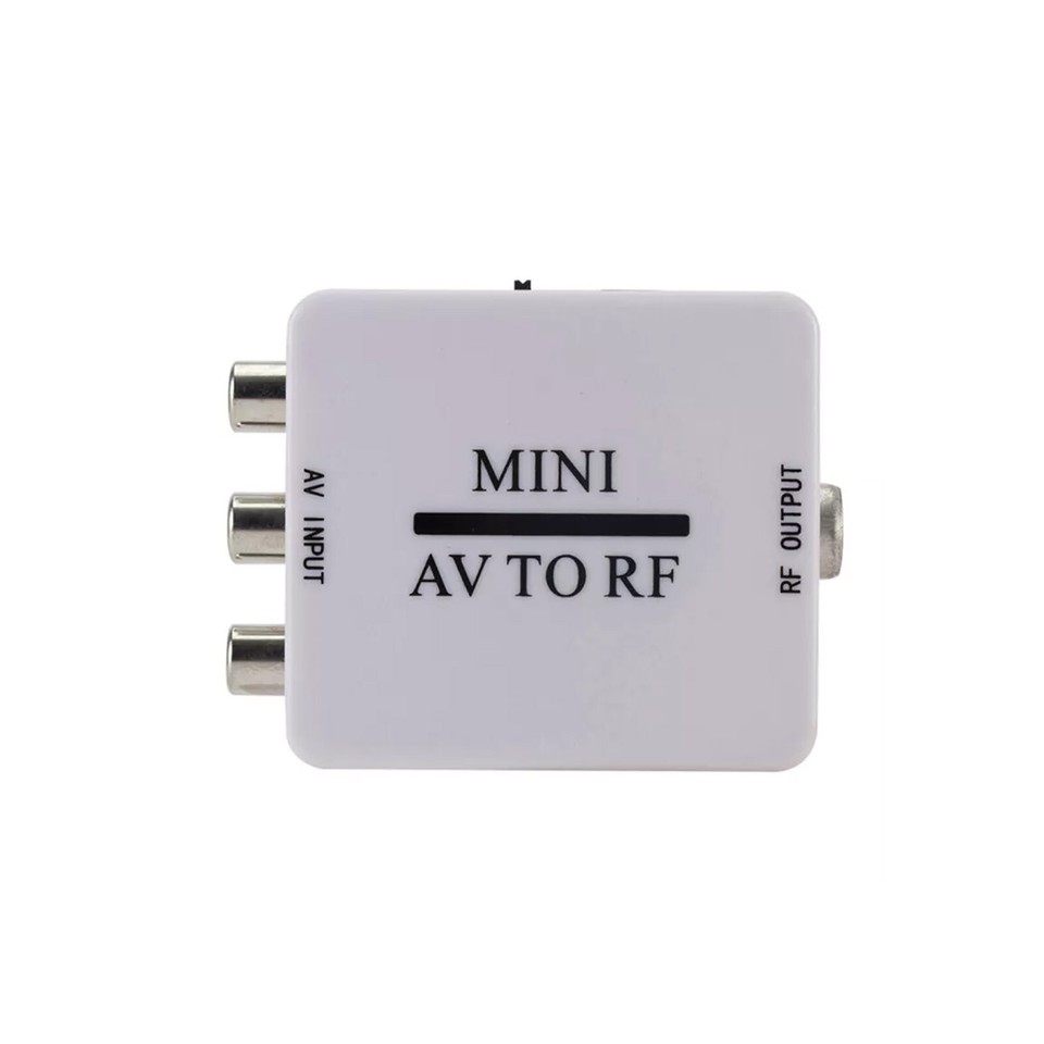 RCA/Composite A/V To RF/Coax/Coaxial Converter RF Modulator AV 2 COAX ...