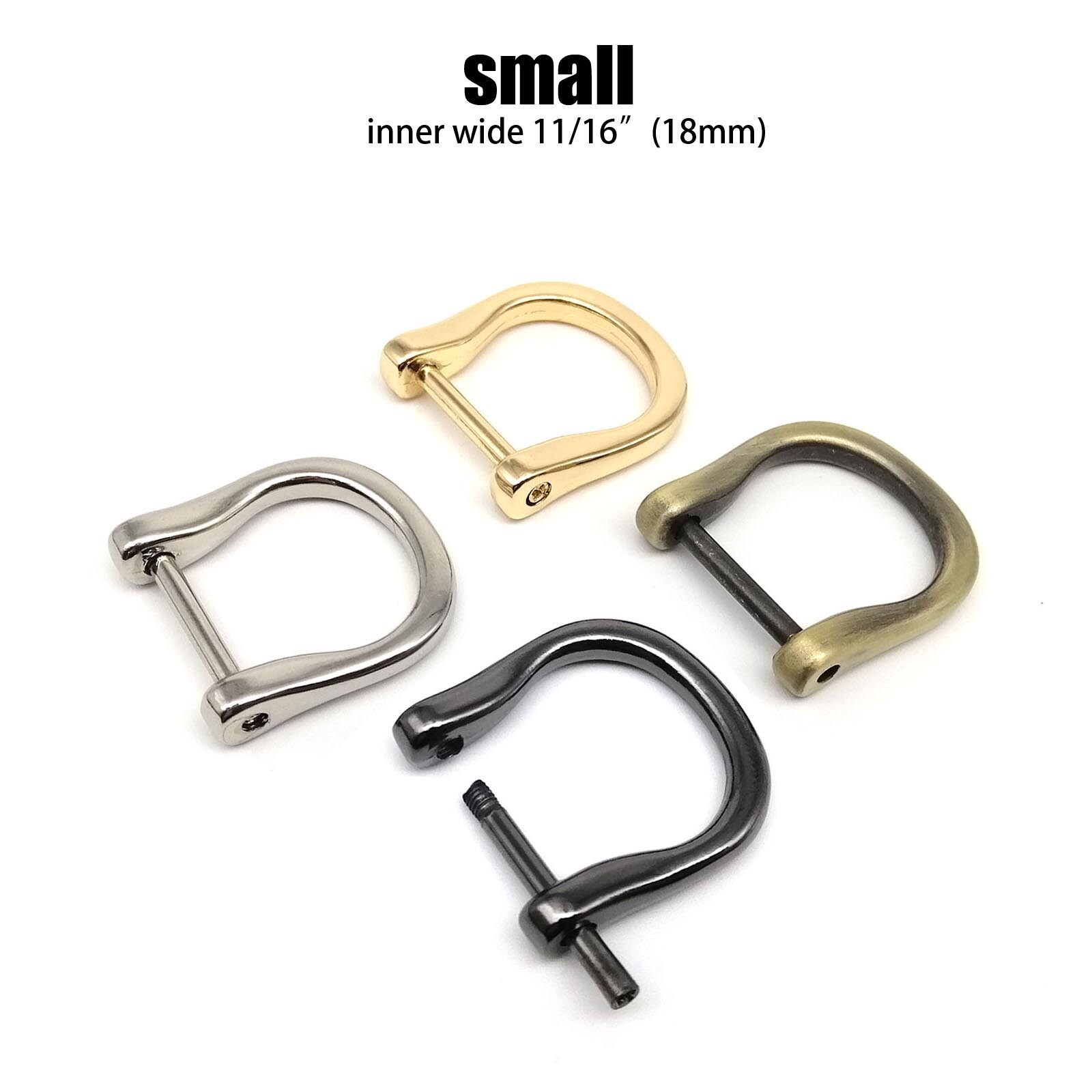 1/5 Metal Detachable Openable Handbag Leather Bag Purse Strap Belt D ...