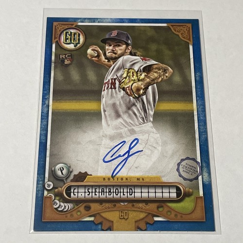 2022 Gypsy Queen Connor Seabold Indigo Parallel Auto #GQA-CSE Red Sox ...