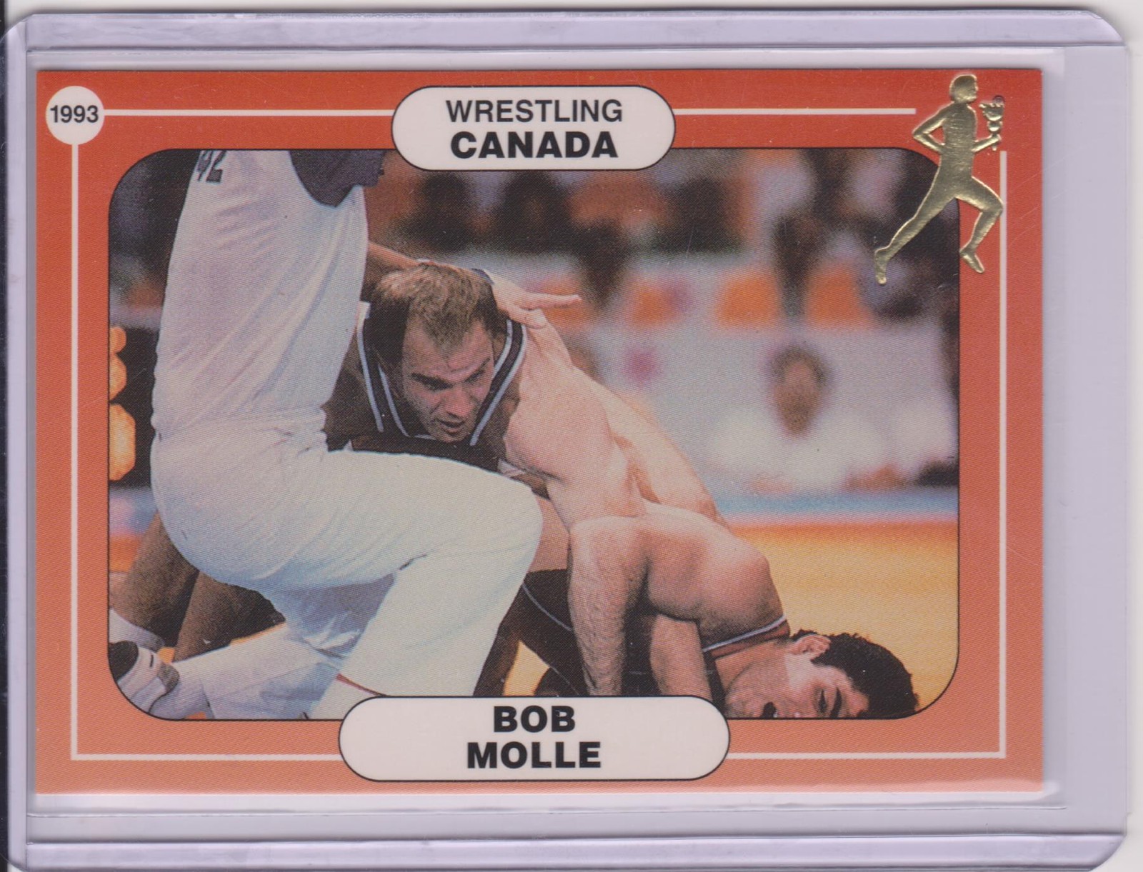 RARE 1992/93 ICCOA BOB MOLLE CARD #8 ~ WRESTLING ~ OLYMPICS ~ ATHLETES ...