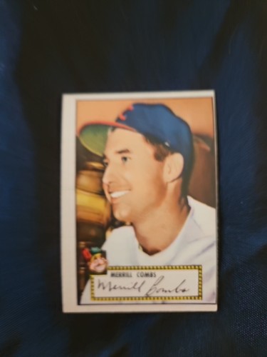 1952 Topps Set-Break # 18 Merrill Combs EX-EXMINT Cleveland Indians M/C ...