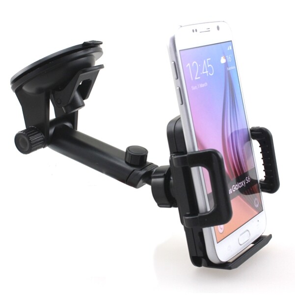 Premium Car Mount Holder Windshield Dash Cradle Window Rotating for ...