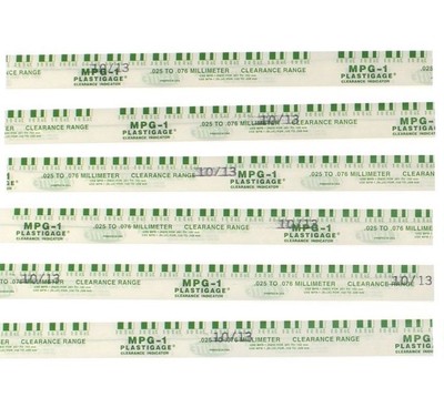 Plastigauge Plastigage Green .001"-.003" Rod Main Bearing Clearance ...