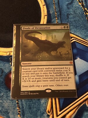 Finale Of Devastation Foil Miscut War Of The Spark Mtg | eBay