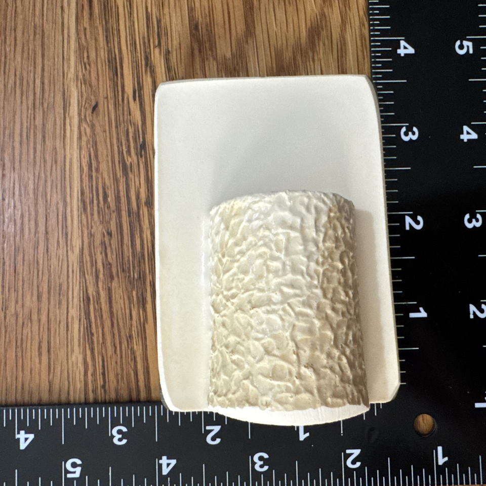 Mini Wood Utensils In Crock Straw Clear Acrylic Resin Toothpick Holder ...