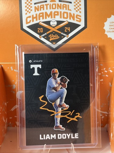 2025 ONIT Tennessee Volunteers Baseball card Signed InPerson Liam Doyle | eBay