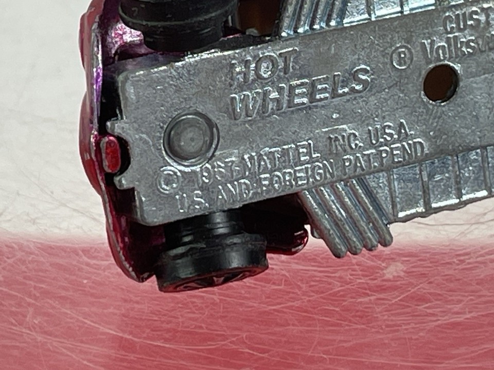 Hot Wheels 1967 Redline Custom Volkswagen Beetle Spectraflame Red USA ...