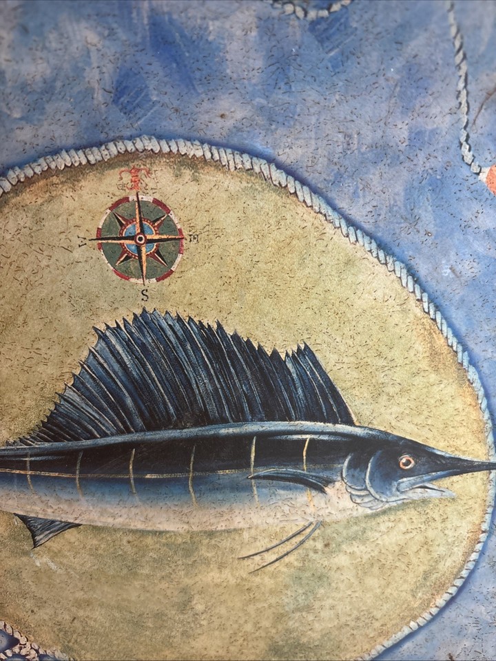 Susan Riggsbee White Sailfish Decorative 14 Plate by Wild Apple ...