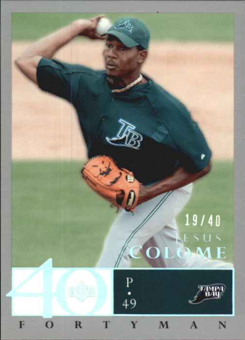 2003 Upper Deck 40 Man - Rainbow #85 Jesus Colome /40 for sale online ...