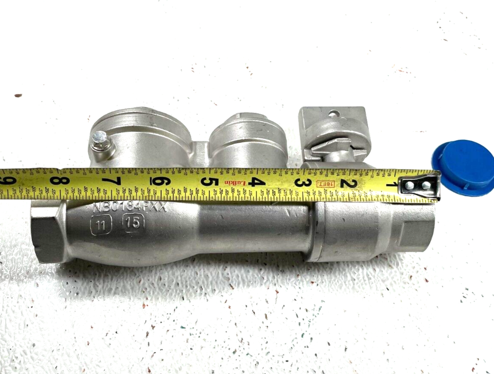 UNI-LATERAL 1-1/4" NPT Stainless Steel Lateral Sewer Backflow Preventer ...