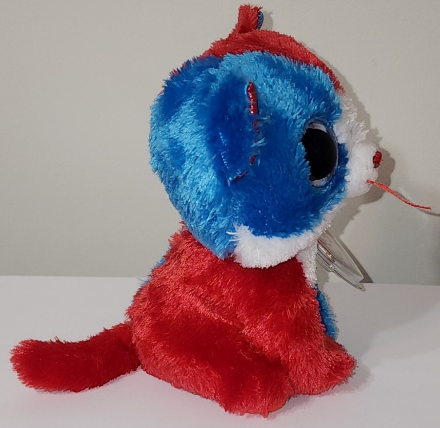 Ty Beanie Boos 6" Firecracker The Cat 4th of July HTF for sale online ...