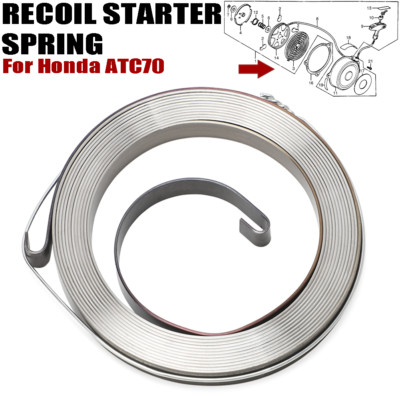 Recoil Starter Spring Pull Rewind Rebuild Kit for Honda ATC70 FourTrax ...