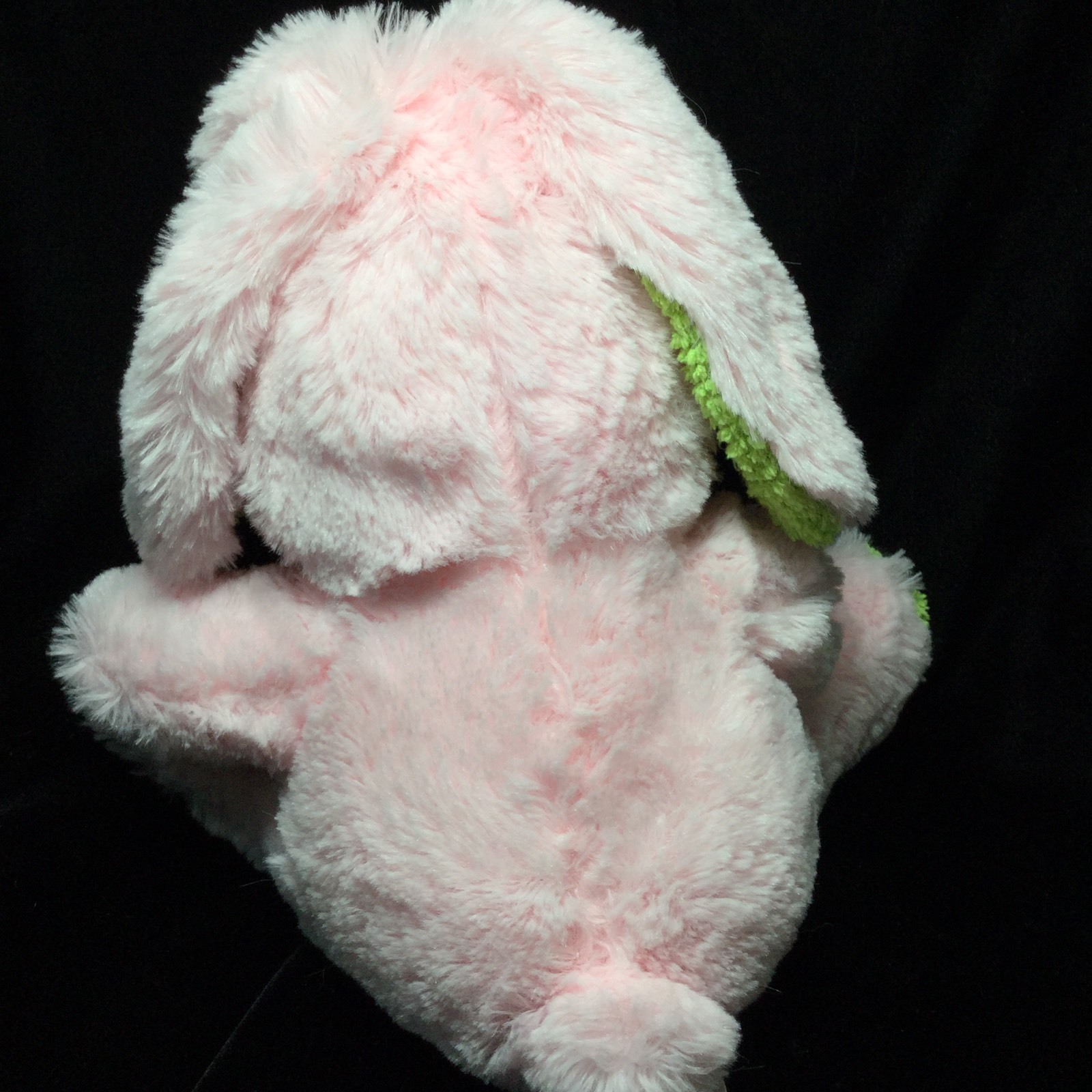 Hunson Trading Pink Bunny Rabbit Easter Plush Carrot Soft Toy Green ...