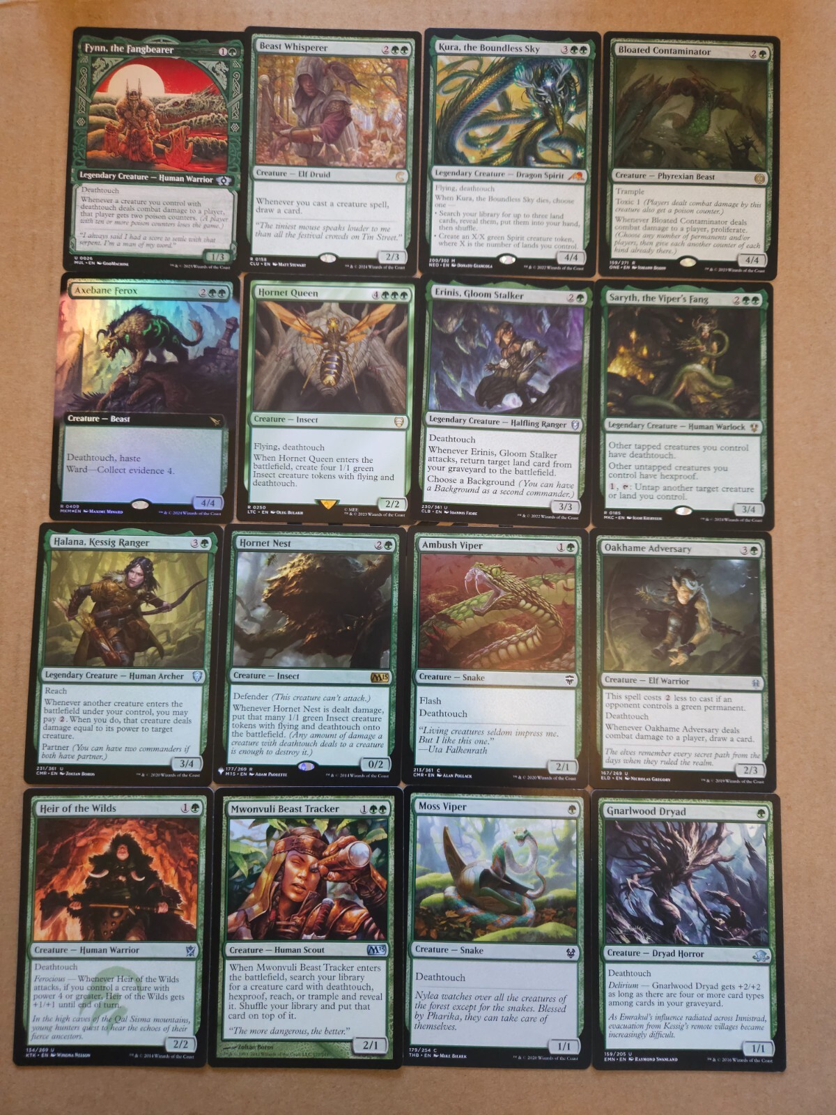 Custom Commander Deck ~ Deathtouch // Infect ~ Fynn, the Fangbearer ...