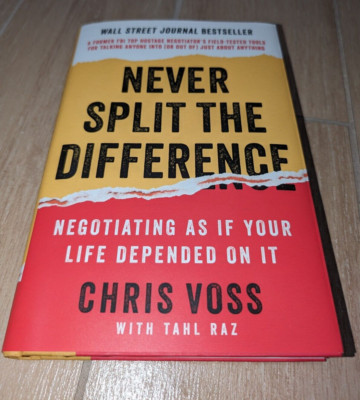 Never Split the Difference Hardcover Book - Like New | eBay