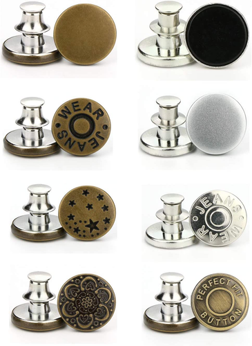 Instant Removable Buttons for Jeans Pants - 8 Pcs 313109673687 | eBay