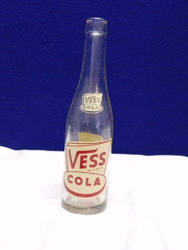Vintage Vess Cola Soda Bottle 10oz - 3302 - A5 | eBay